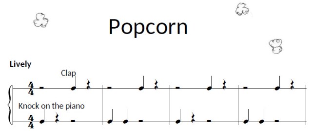 Popcorn: Ideas and Lyrics | Conrad's Chords